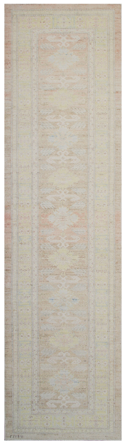 3'x10' Runner Rug | Ariana Hazara Geometric Design Rug – Ariana Rugs