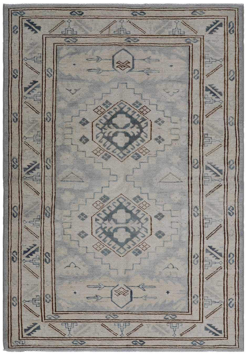 Ariana Hazara Geometric Caucasian Design Rugs – Ariana Rugs