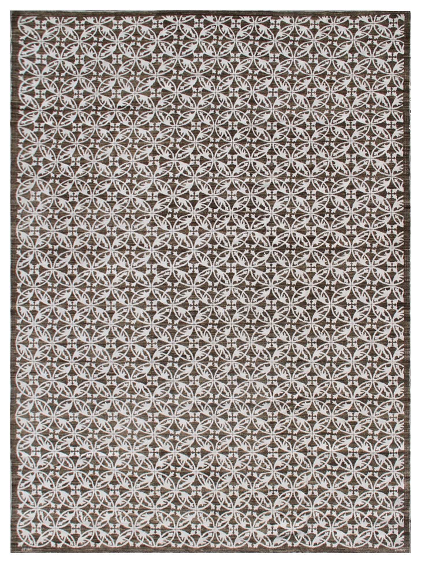 9'x12' Brown Area Rug | Cotton Wool | Ariana Modern Rug – Ariana Rugs
