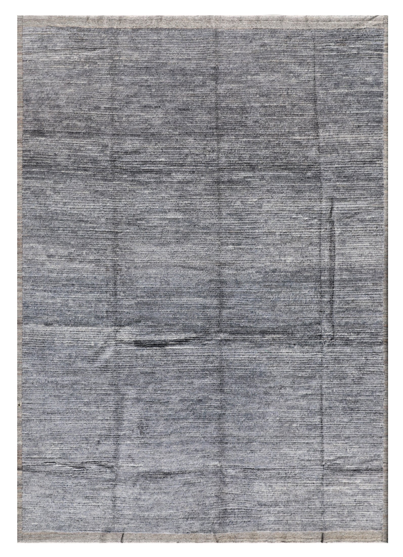 9'x12' Solid Gray blue| Moroccan Style | Barchi Area Rug – Ariana Rugs