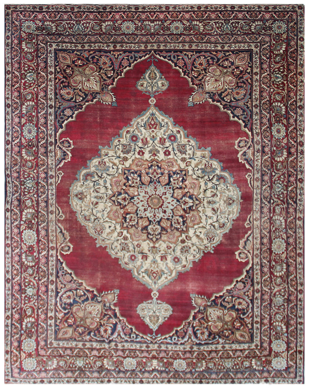 11'x17' Antique Persian Kerman Rug | Large Vintage Rug – Ariana Rugs