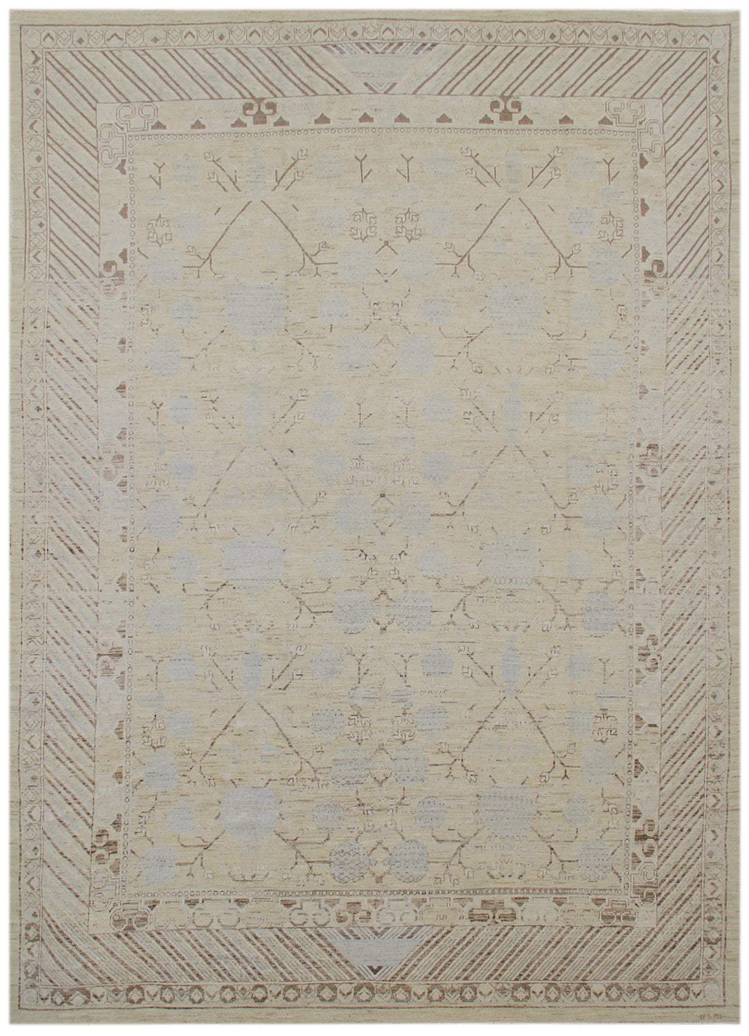 9'x12' Wool Area Rug | Soft & Geometric | Ariana Samarkand Rug – Ariana ...